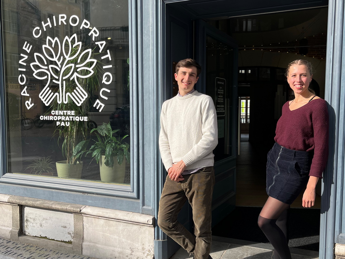 Racine Chiropratique, Léo HUMBERT et Ishra KAAG, Chiropracteurs Pau